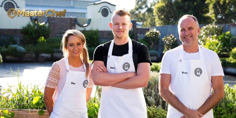 Masterchef Immunity Challenge Harry, Elise and Brett